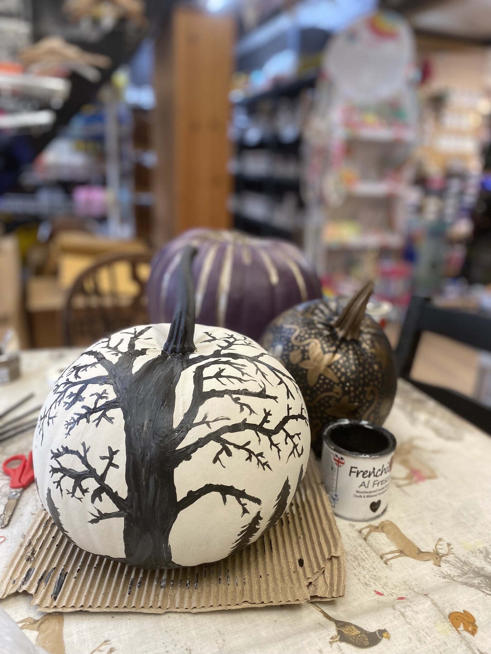 Paint a Pumpkin with Frenchic! All ages 11am-12pm — Dales